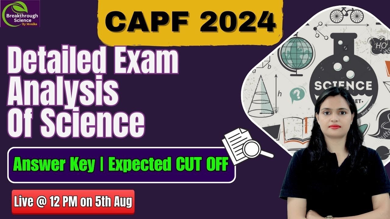 CAPF AC 2024 Exam Analysis | Paper 1 | PHYSICS QUESTION | ANSWER KEY ...