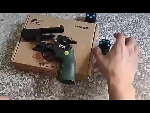 S&W ZP-5 Manual Revolver Nerf Gun Shooting - YouTube