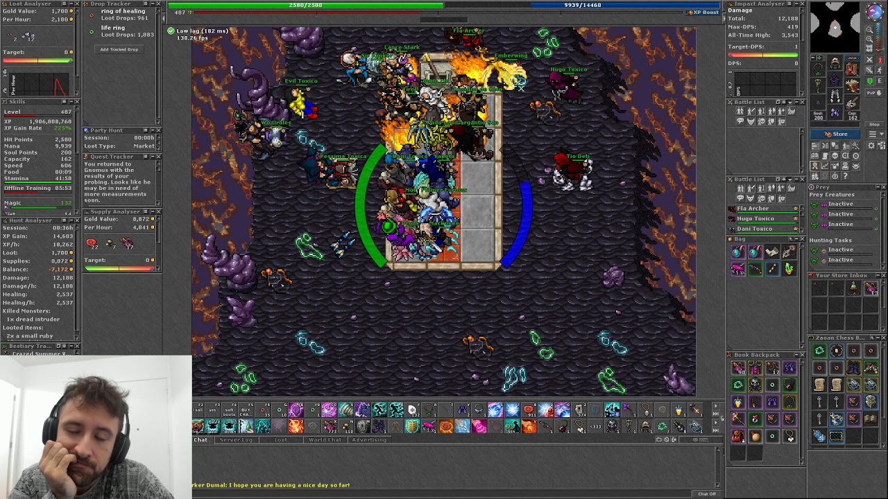 Tibia #329- QUEST World of Devourer (FINAL GT - GOLD TOKEN) - YouTube