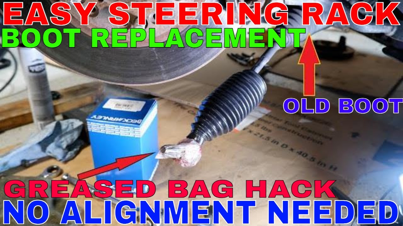 How to Replace Steering Bellow Boot | Lexus IS300/GS300 | Easy Grease ...
