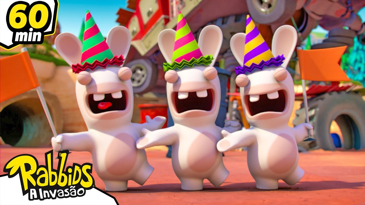 Quando os Rabbids comemoram... 🎉🥳 | Rabbids: A Invasão Brasil 🐰 ...