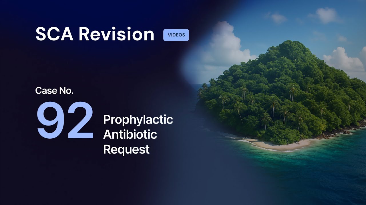 SCA Revision: SCA Case / SCA Consultation Example Free - YouTube