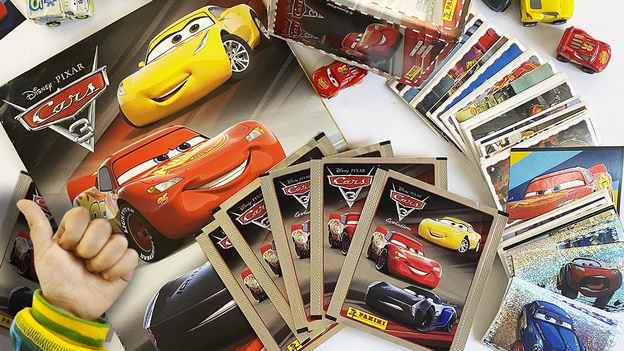 ¡Las estampas más originales que veras! 🚘 Album Panini CARS 3 - YouTube