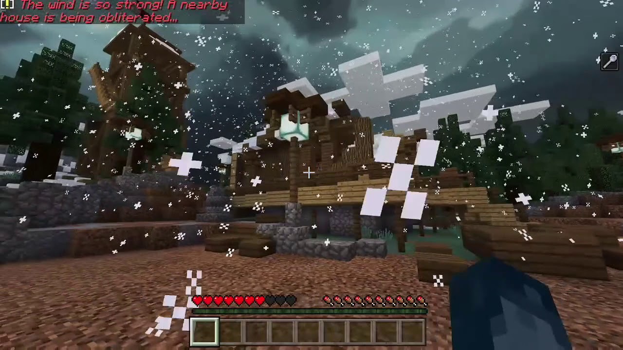 Snowstorm in Minecraft!!!! | Mod Showcase - YouTube