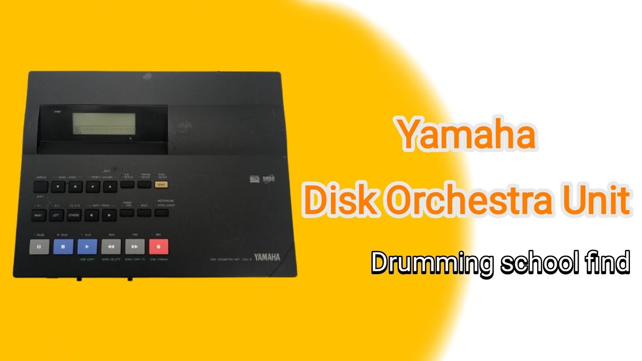 I found a vintage Midi floppy disc player from 1994! - YouTube