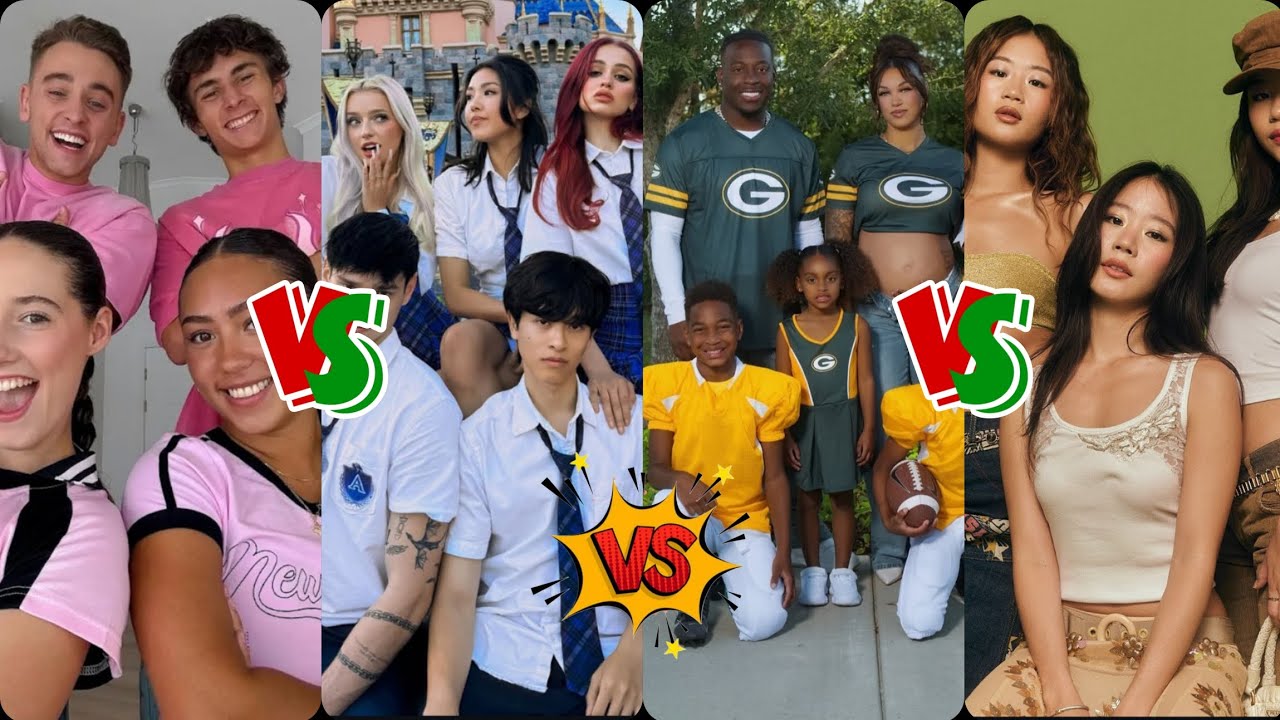 The Prince Family vs Alan Chikin Chow vs Double Date vs Ha Sisters Real ...