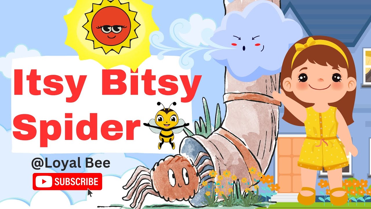 "The Itsy Bitsy Spider: Fun and Educational Nursery Rhyme for Kids ...