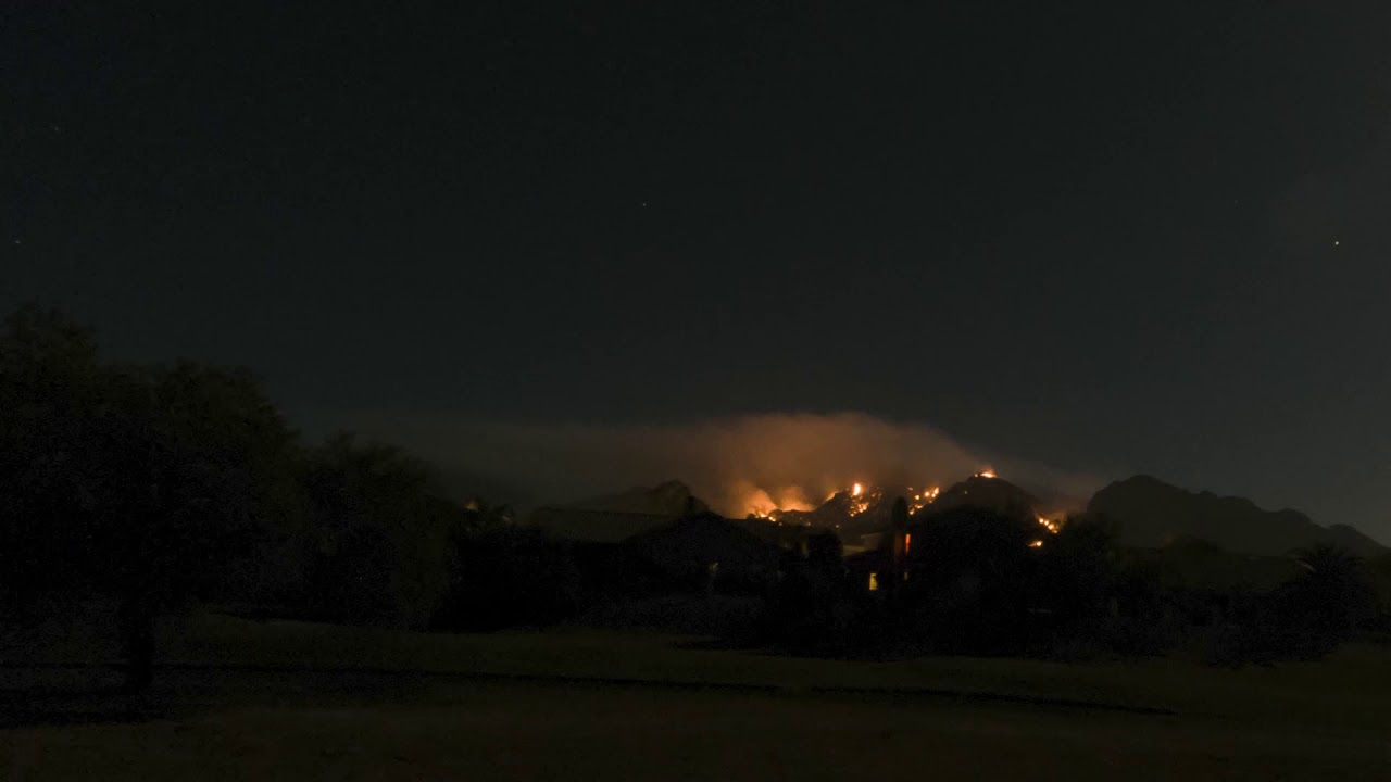 Bighorn Fire Close Up (Oro Valley) - June 6, 2020 - YouTube