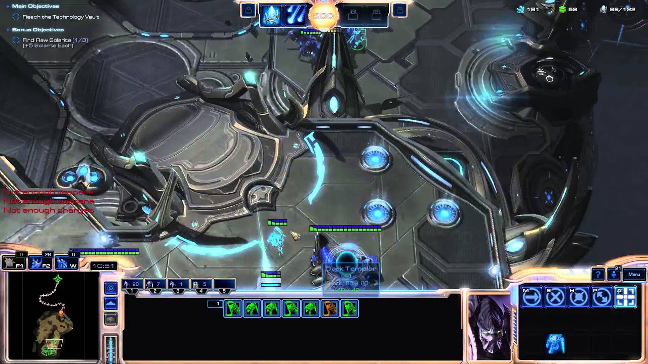 Starcraft 2 LotV Campaign - Forbidden Weapon Brutal - No upgraded units ...