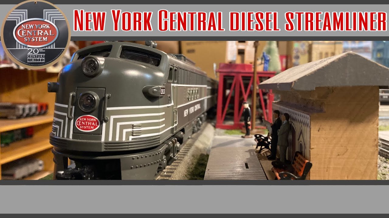 New York Central diesel streamliner 2 - YouTube
