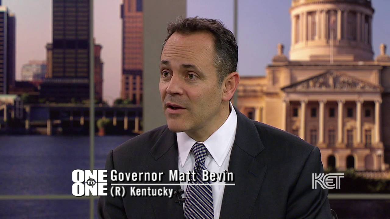 Gov. Bevin on the Cabinet for Family and Health Services | One to One ...