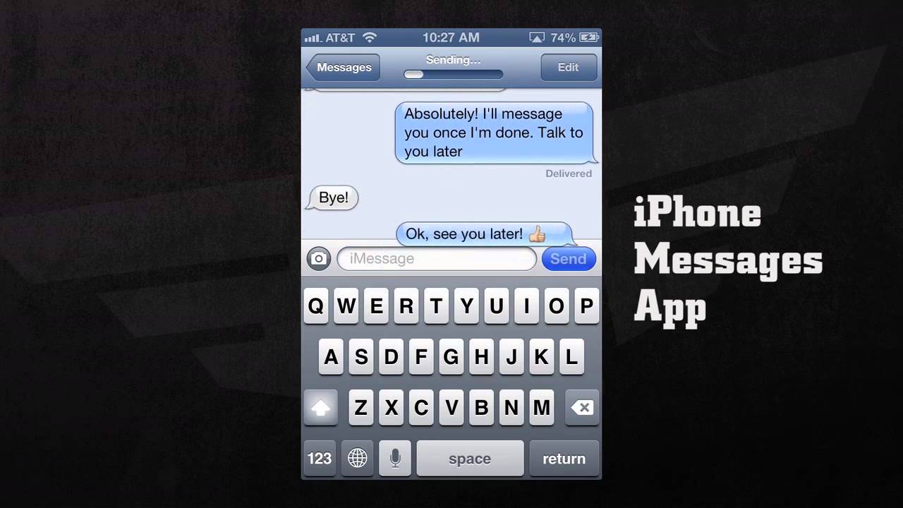Iphone Messages Settings - the smart Way - YouTube