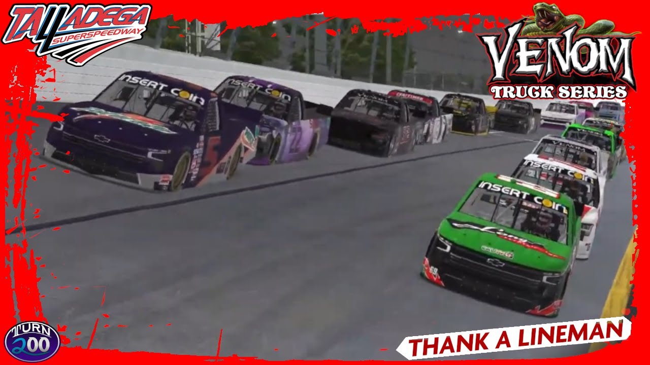 Venom Truck Series: Thank a Lineman 75 at Talladega - YouTube