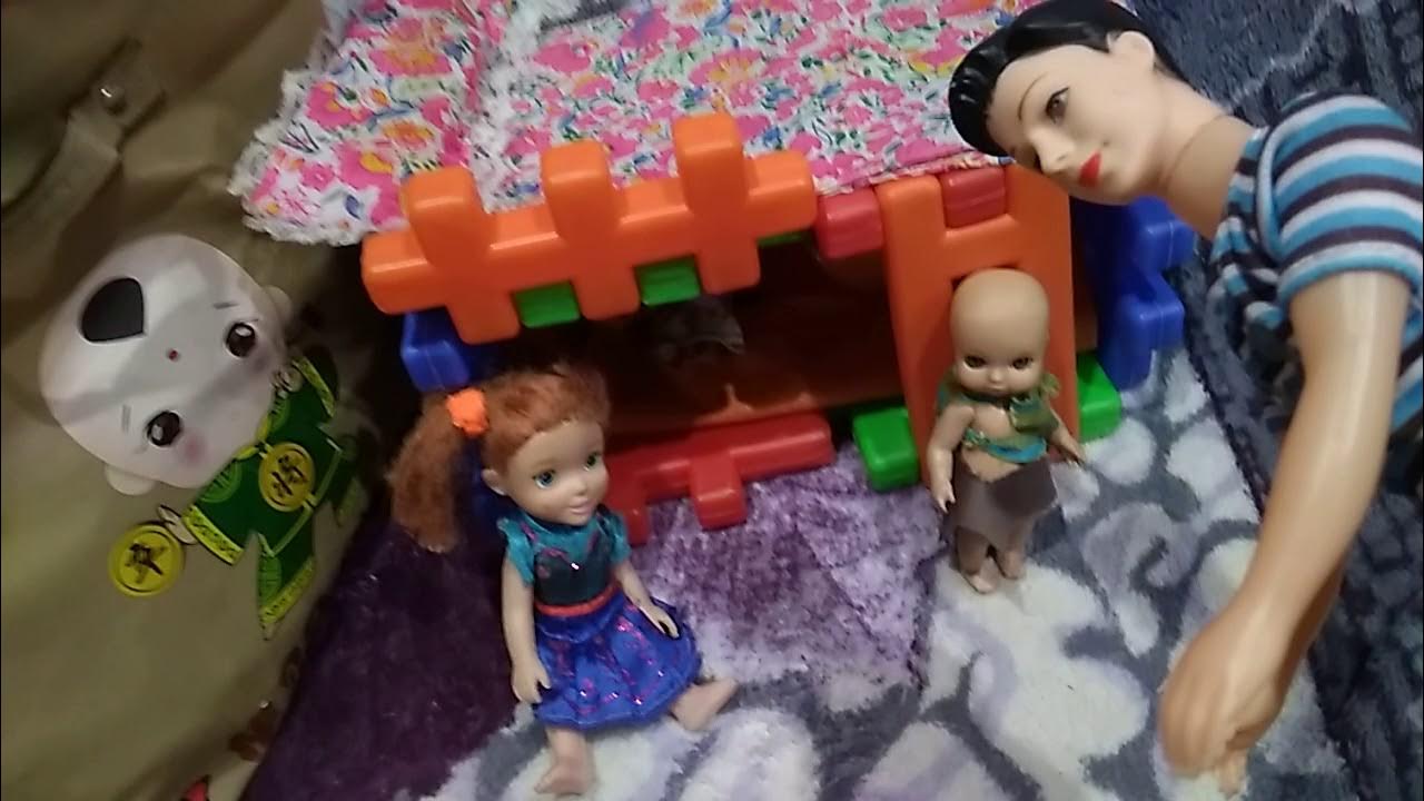 Игра в куклы. Короткий день 3 сестер, Как прошёл их короткий день ...