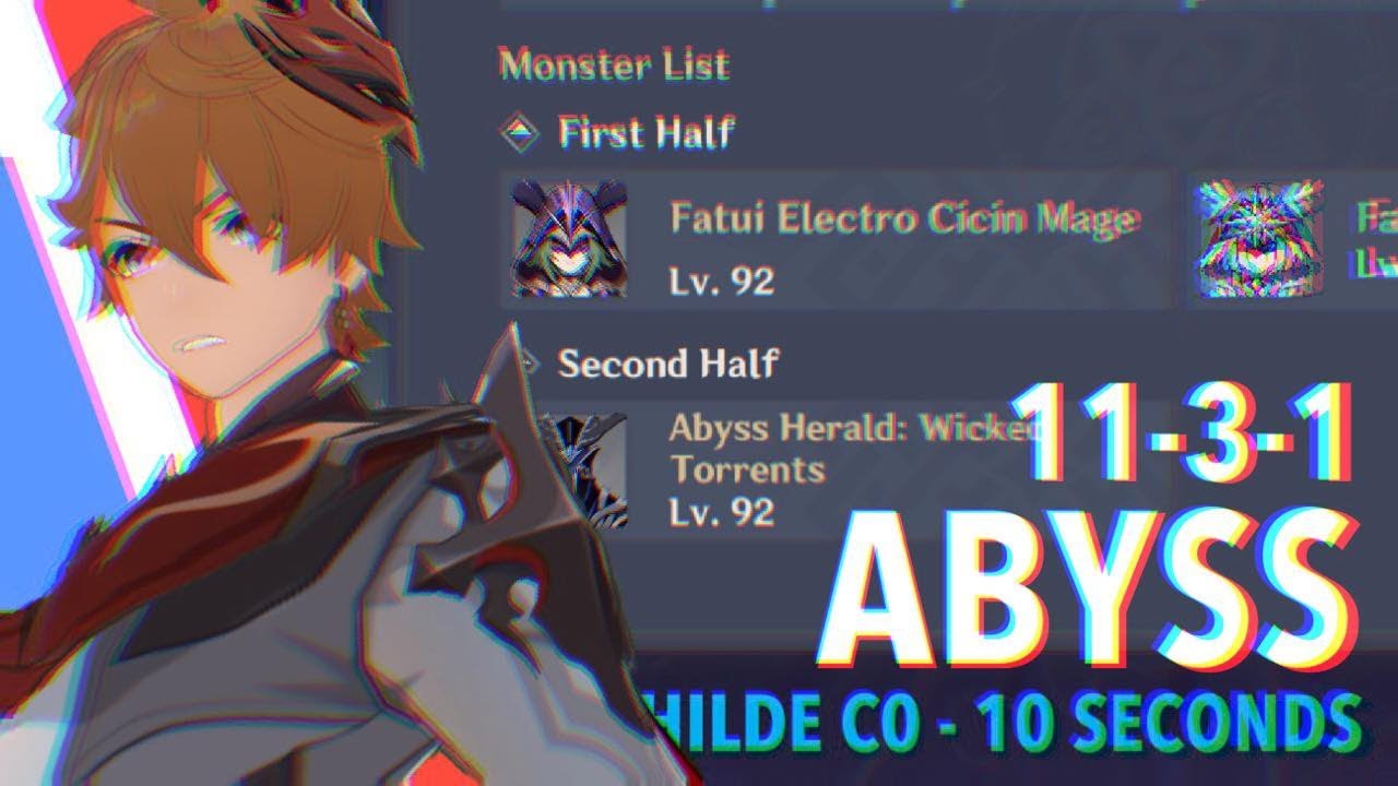 CHILDE ABYSS 11-3 FIRST HALF IN 10 SECONDS | C0 Childe Showcase - YouTube