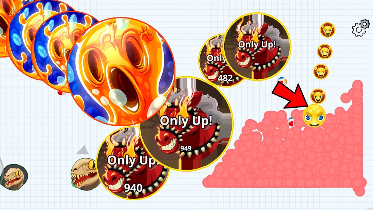 ONLY UP SPEEDRUN - (AGAR.IO MOBILE) - YouTube