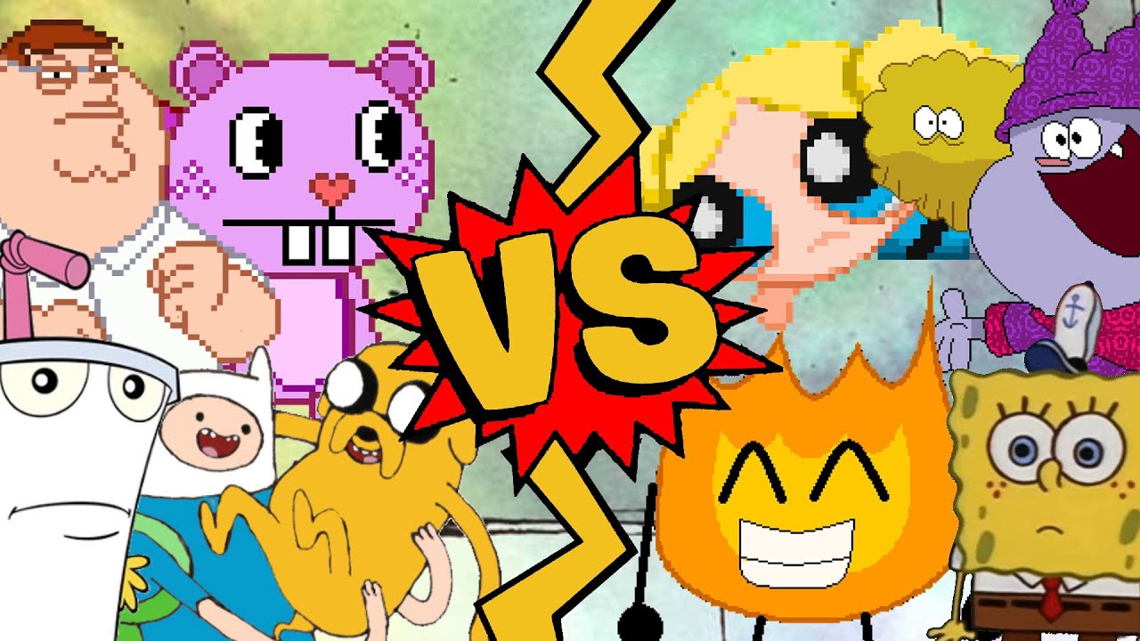 M.U.G.E.N Battles | Master Shake/Peter Griffin/Finn & Jake/Toothy vs ...