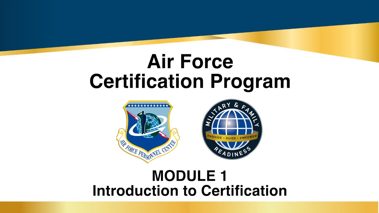 M&FRC Certification Module 1 - YouTube