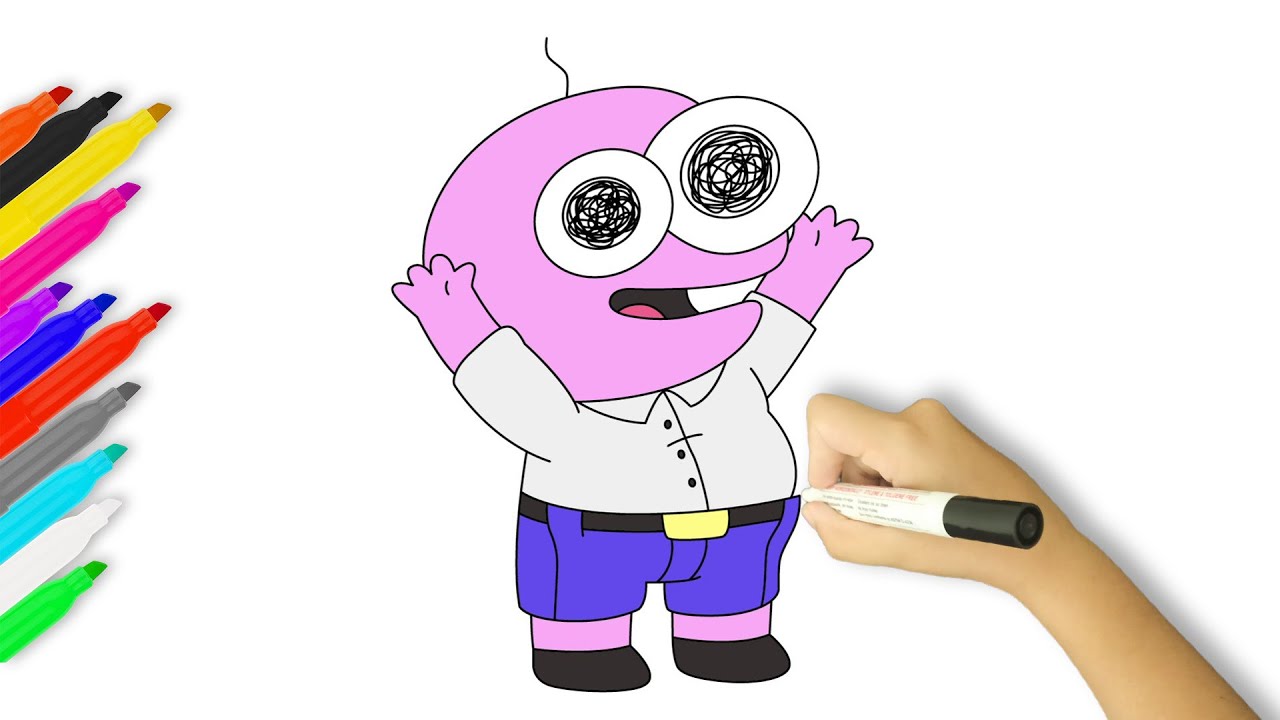 How to Draw Pim Pimling | Smiling Friends - YouTube