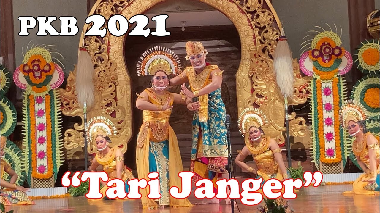 Pesta Kesenian Bali PKB 2021 (Tari Janger Bali) - YouTube
