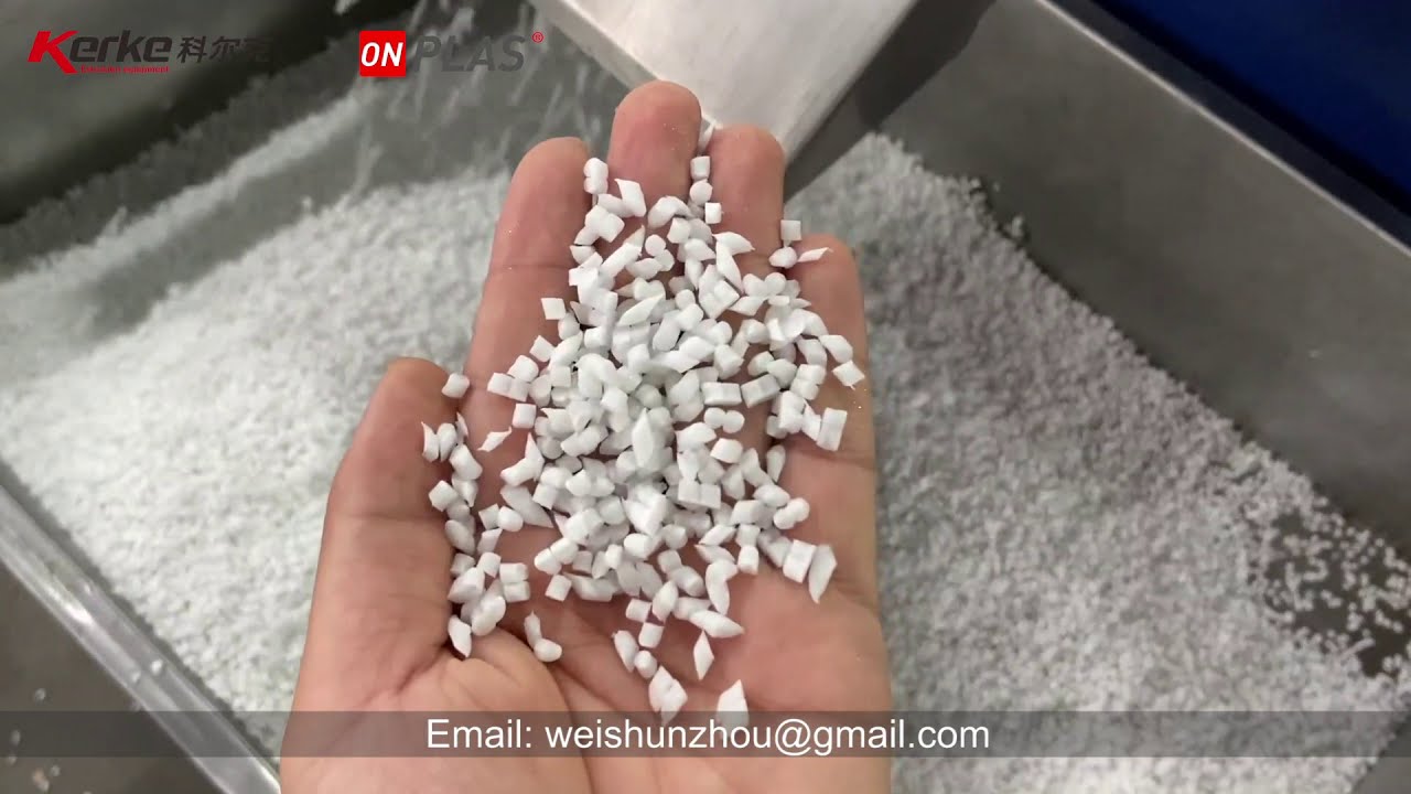 PP PA with Glass Fiber Compounding Machine - YouTube