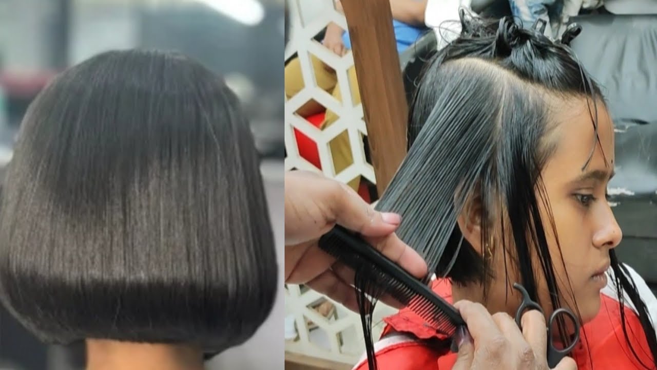 How To Classic Bob Hair Cut | Step By Step |Graduated Bob haircut💇‍♀️💈 ...