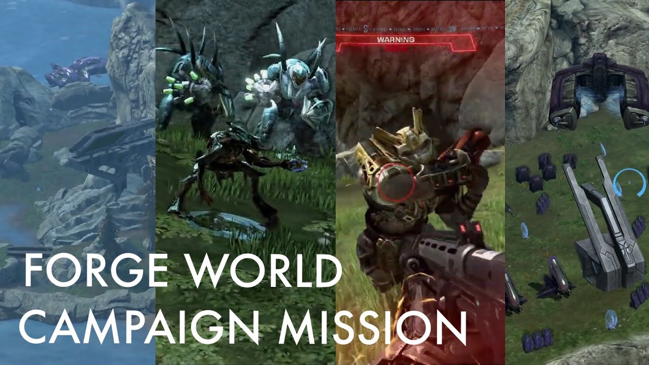 The Battle For Forge World (Custom Game Test) Gameplay / Halo Reach MCC ...