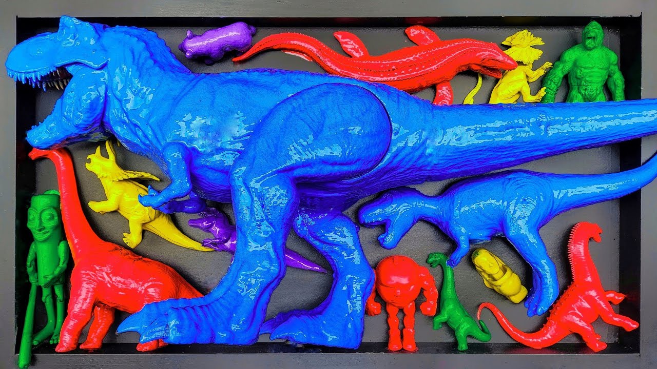 Dinosaurus Jurassic World Dominion: T-rex/Mosasaurus/Skibidi/Spider-Man ...