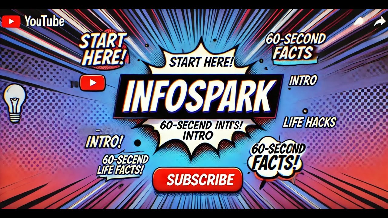 InfoSpark 🔥 Channel Intro | 🤯 Amazing Facts & 💡 Life Hacks in 60 Seconds! - YouTube