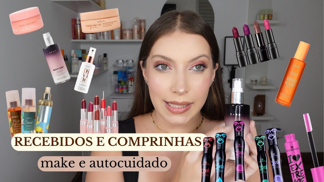 RECEBIDOS E COMPRINHAS MAKE E AUTOCUIDADO 😯😍 - YouTube