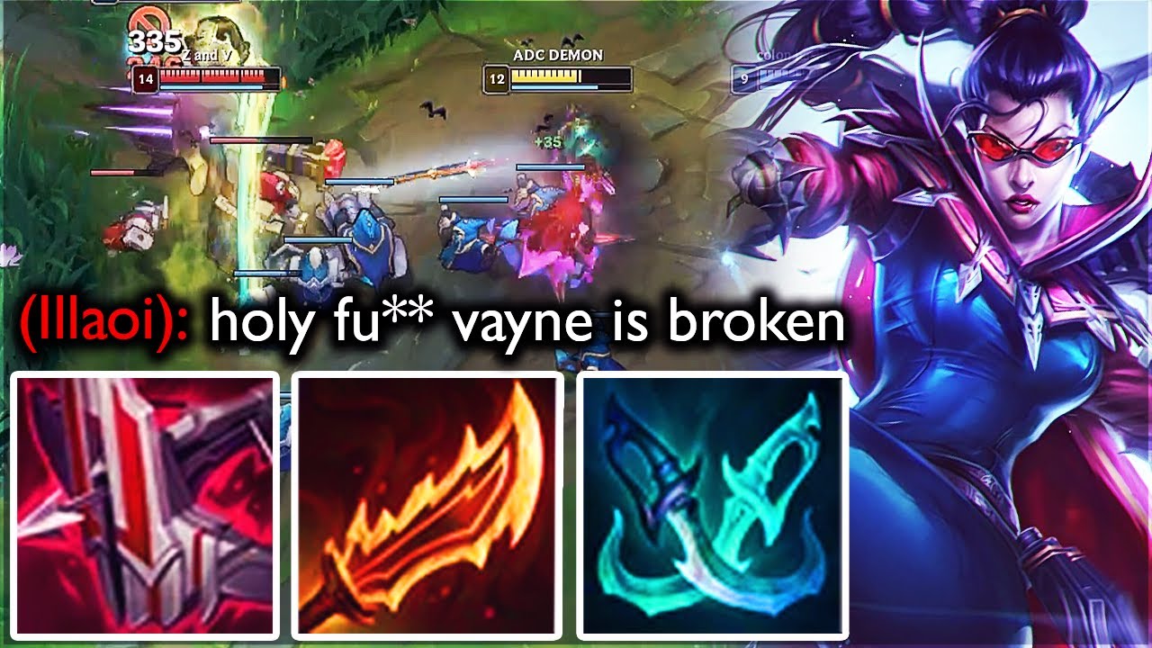 12.10 Vayne is the most BROKEN Champion in the Game - Vayne ADC ...