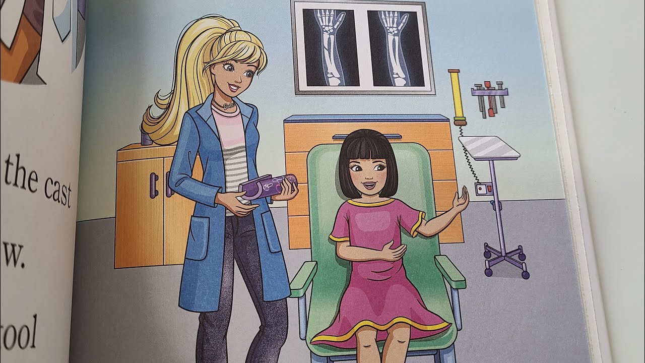 Barbie books collection! Barbie you can Be a Doctor ! Read a loud ...