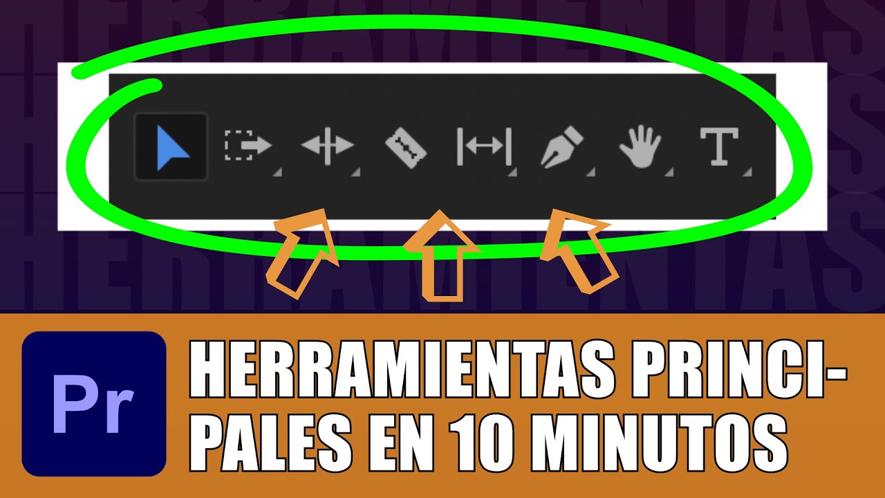 Conoce las HERRAMIENTAS principales de Premiere en 10 minutos - YouTube