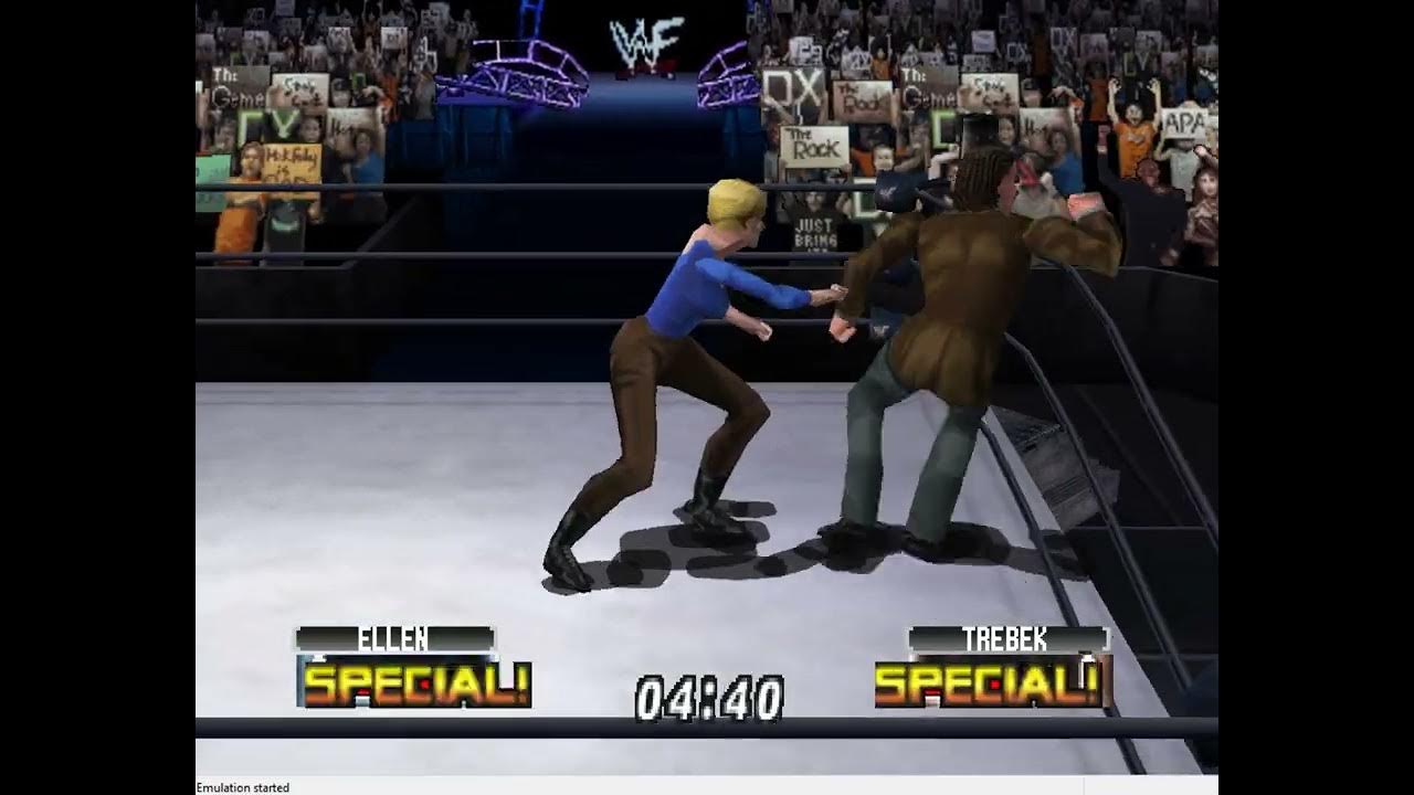 WWF No Mercy (Nintendo 64) Gameplay Sample #4 (Ellen DeGeneres VS Alex Trebek) #video2025 - YouTube