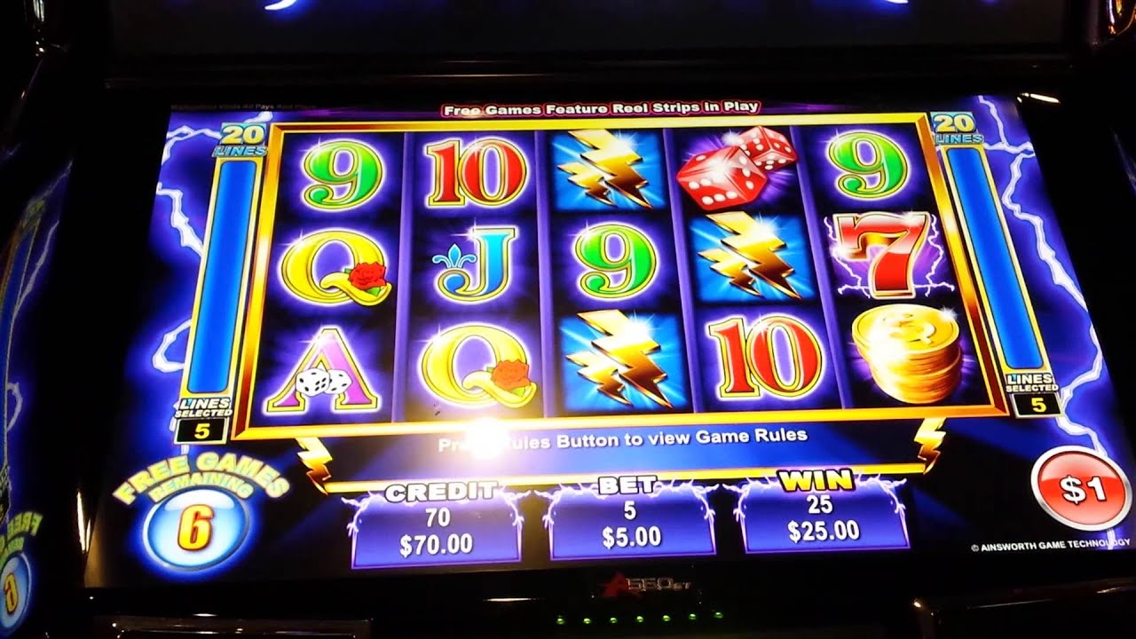 Thunder Cash slot, *high limit* - YouTube