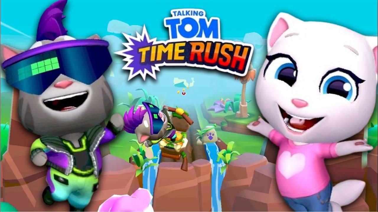 Talking Tom Time Rush | Tom and Angela | Full-Screen Walkthrough ...