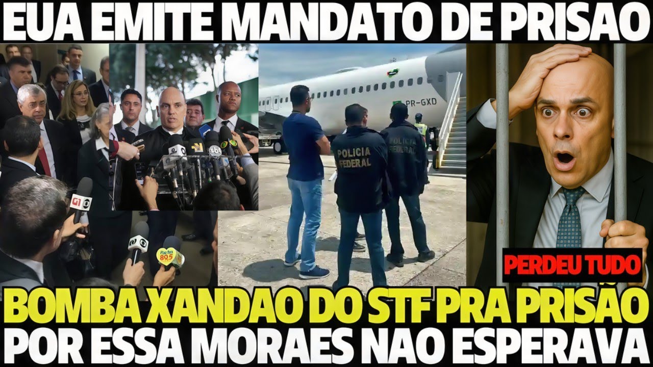 BOMBA XANDAO DO STF PRA PRISÃO POR ESSA MORAES NAO ESPERAVA - YouTube