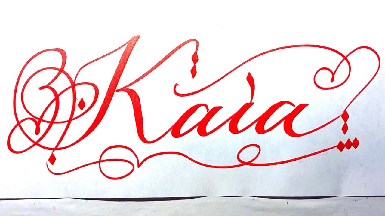 Kaia Name Signature Calligraphy Status | #moderncalligraphy #cursive # ...
