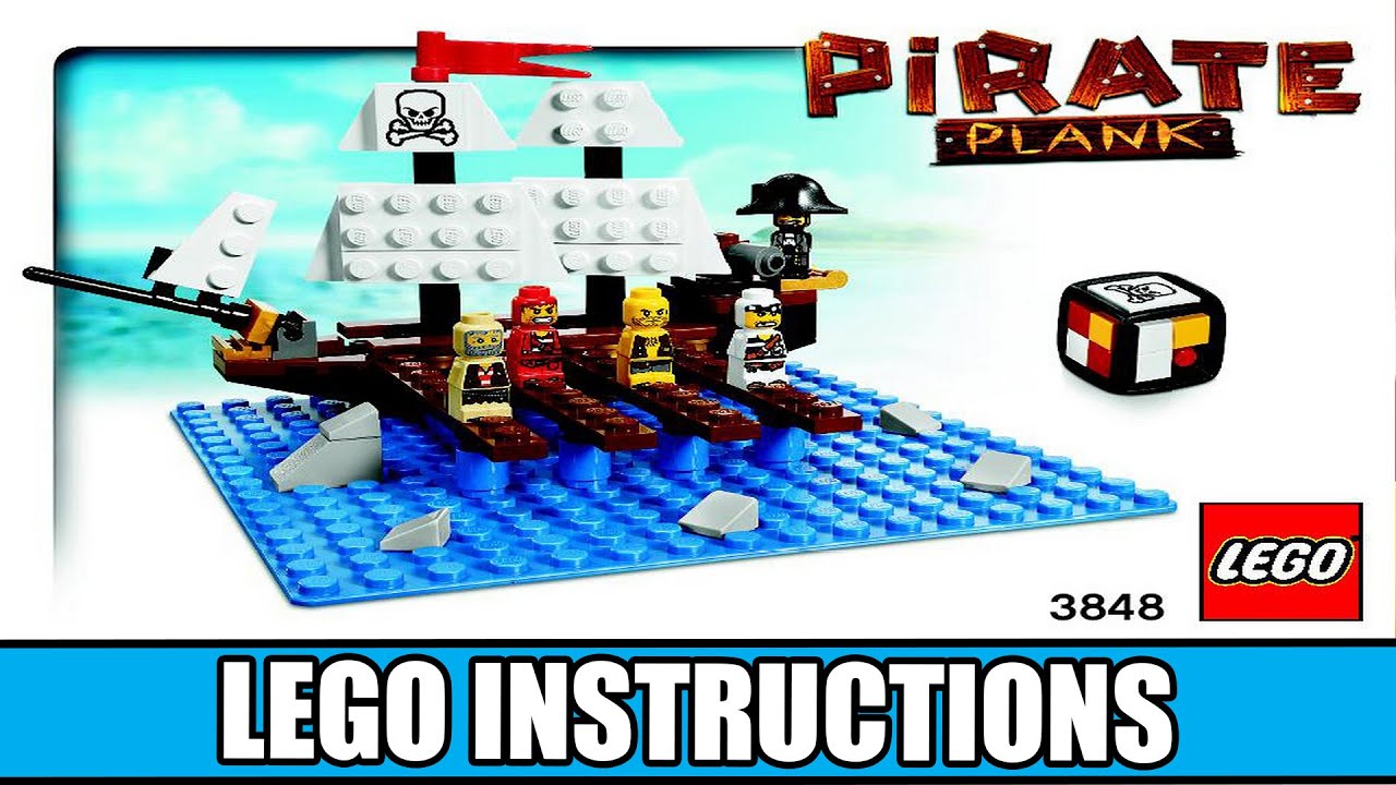 LEGO Instructions - Games - 3848 - Pirate Plank - YouTube