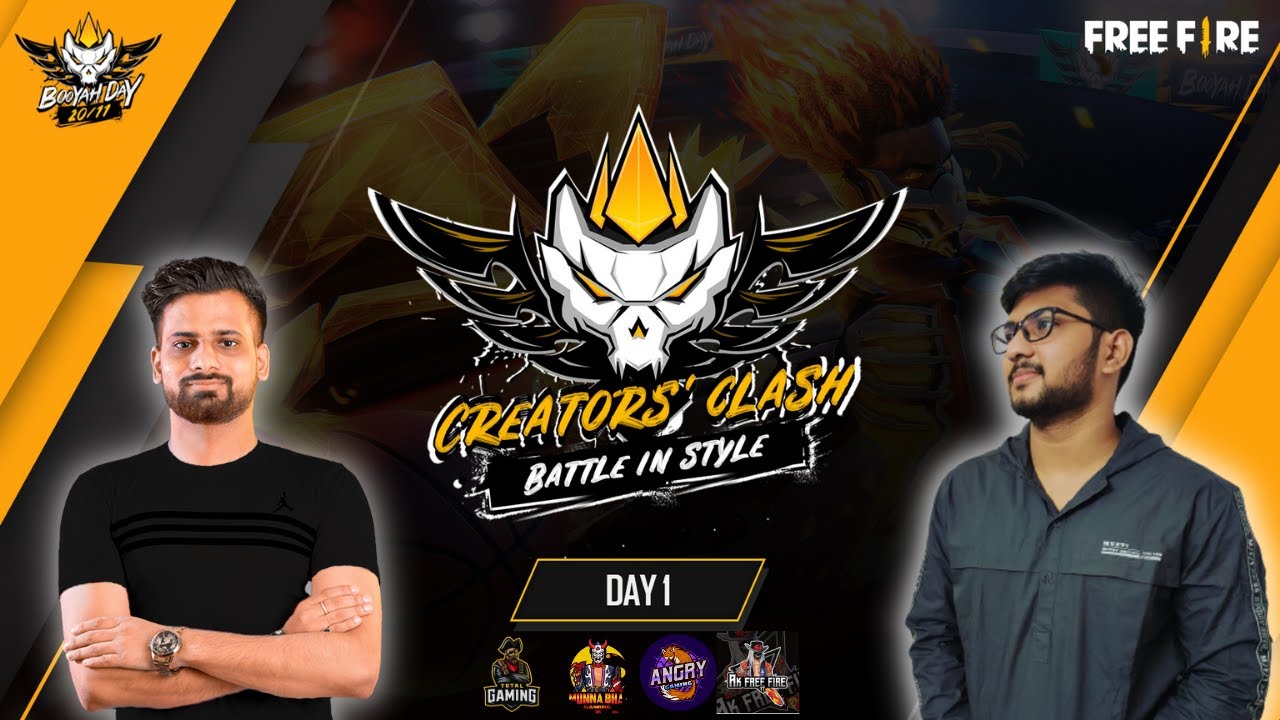 FREE FIRE CREATOR CLASH WITH FOZYAJAY AND MUNNABHAI GAMING | GARENA ...