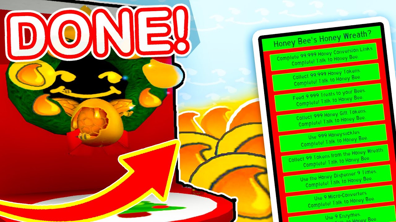 HONEY BEE DEC 2024 QUEST COMPLETE! 🍯 All Rewards + Gift Box 14! [Bee ...