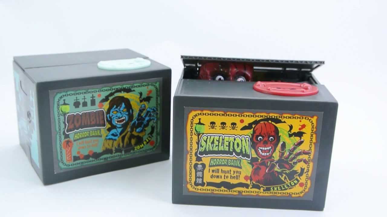 Horror Coin Bank - YouTube