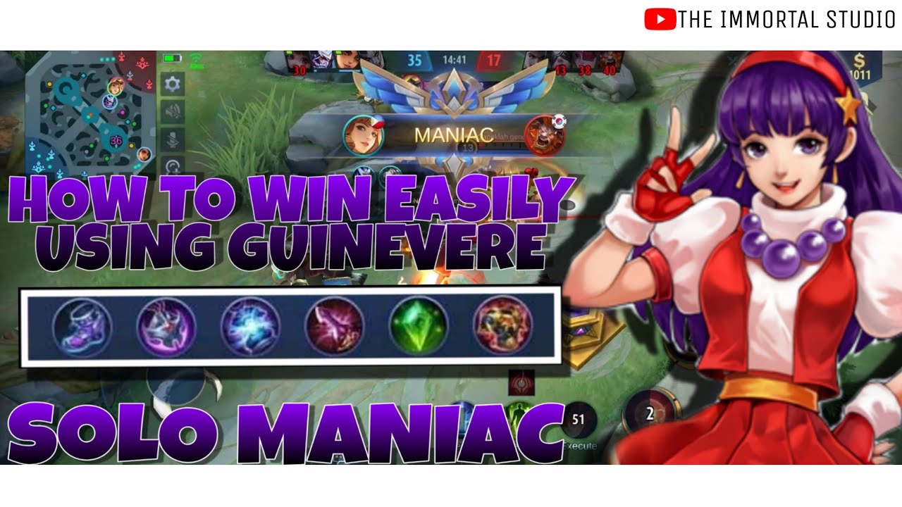 HOW TO WIN EASILY WITH GUINEVERE | RANK GUINEVERE GAMEPLAY | MOBILE ...