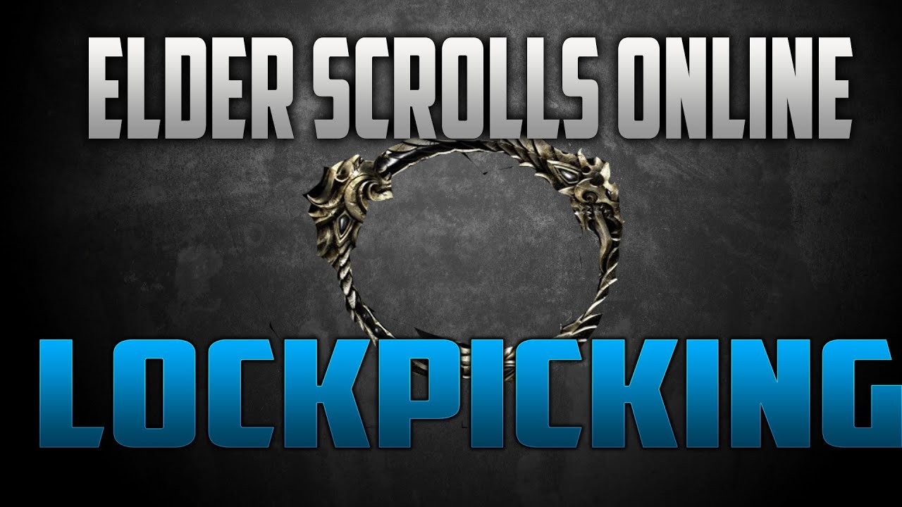 The Elder Scrolls Online How Lockpicking Works - YouTube