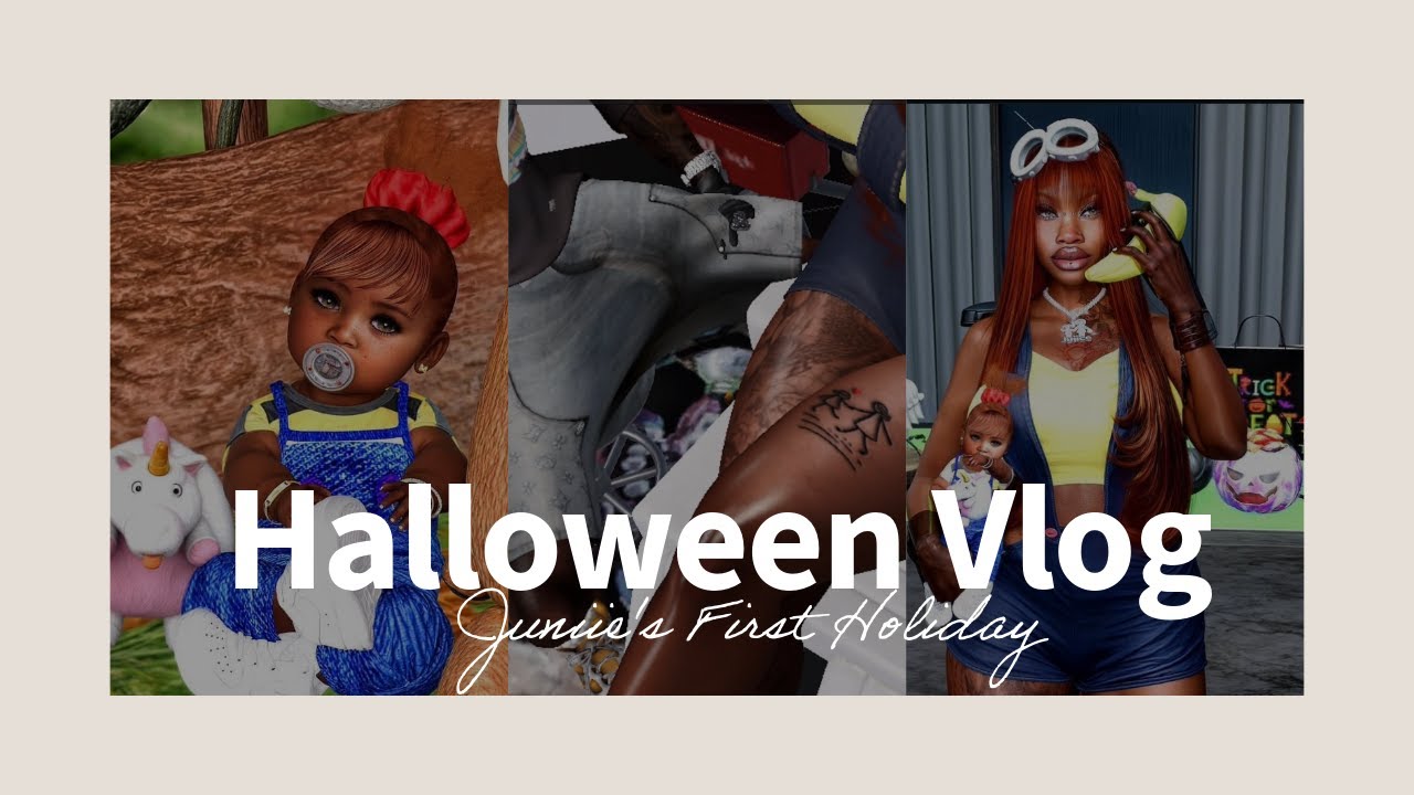 Second Life Vlog |Tatted @ KhaoticInk |Juniie's First Halloween |Trunk ...