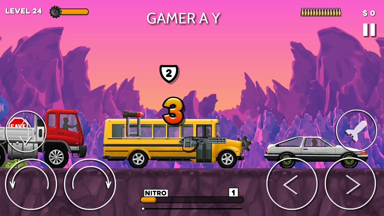 Death Chase Nitro - gameplay | Part 3 levels 20-25 ( Ios Android Mobile ...