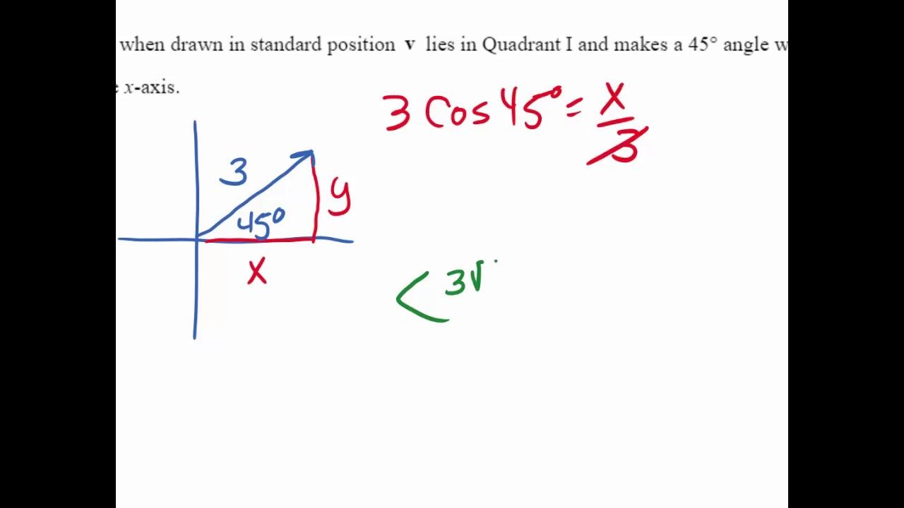 Component Form of Vector - YouTube