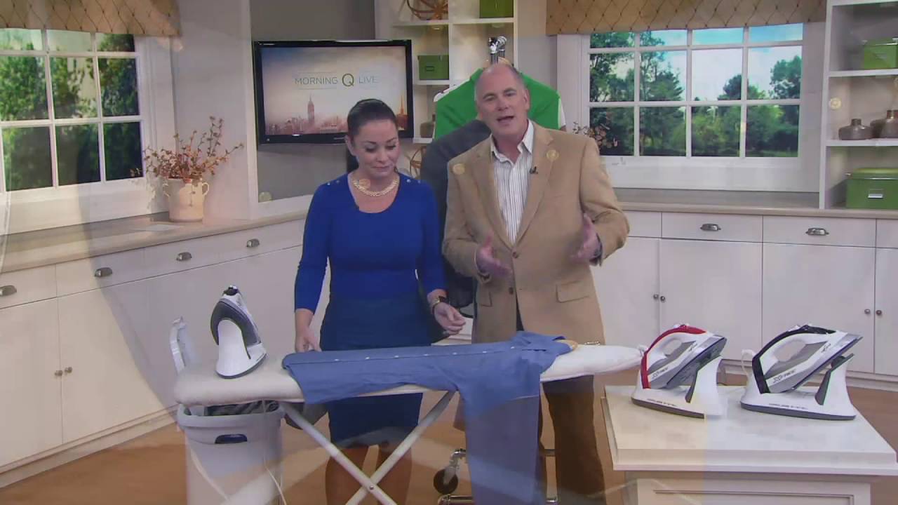 Eurosteam XFree 1200W Steam Iron w/ Cordless Mode on QVC - YouTube