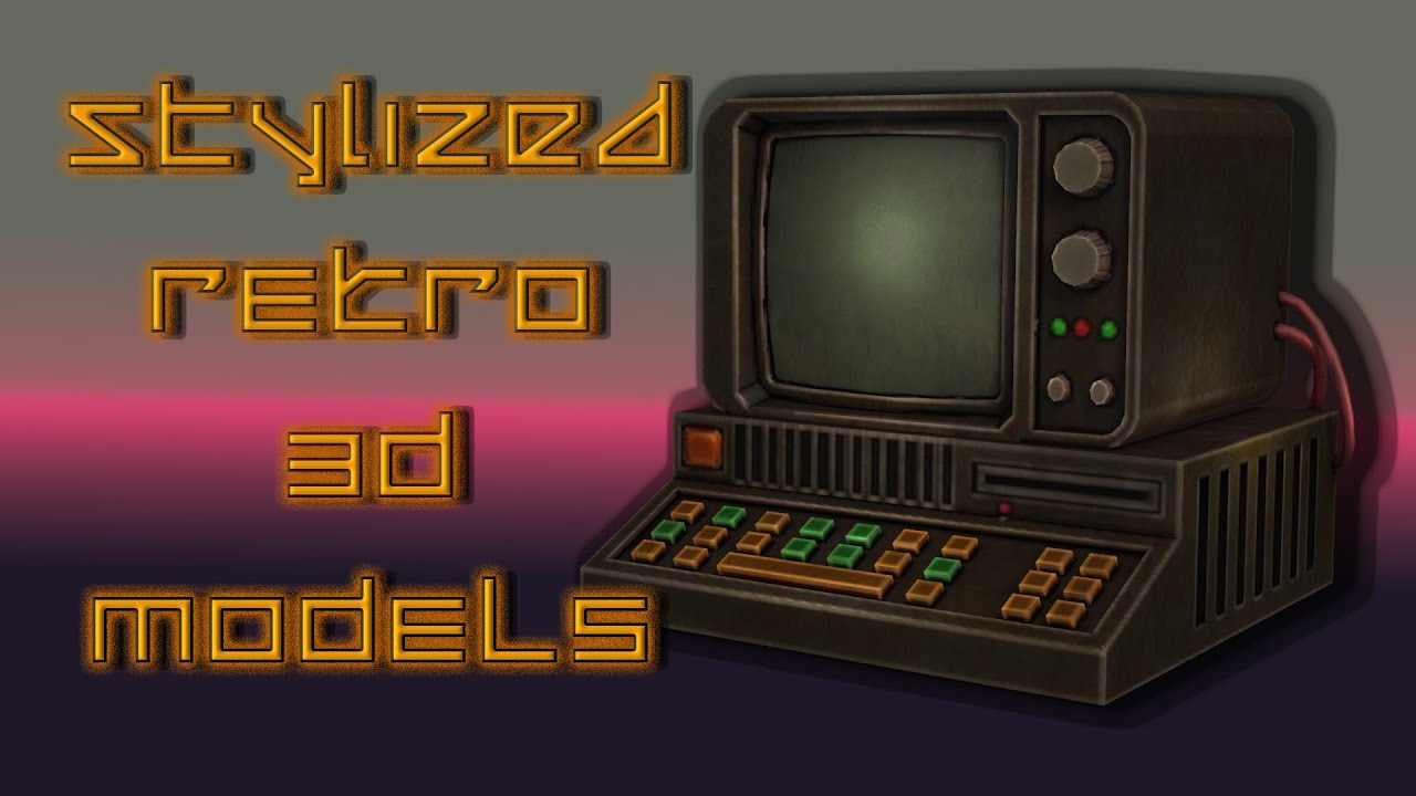 Make STYLIZED PS1 Textures in marmoset toolbag. - YouTube