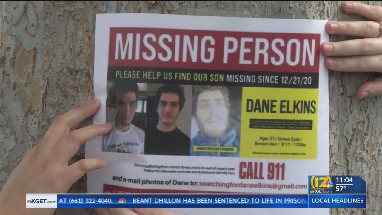 Search party looks for missing college student Dane Elkins in ...